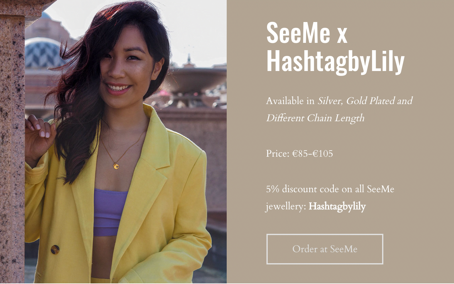 SEEME X HASHTAGBYLILY - Hashtag By Lily
